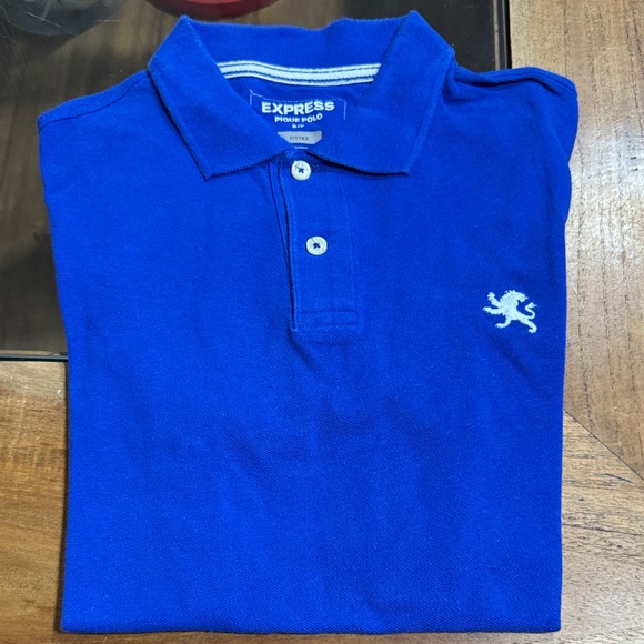 Express | Shirts | Express Mens Royal Blue Polo Shirt | Poshmark